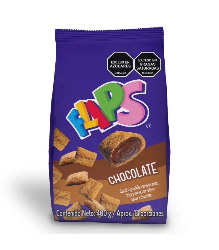 CEREAL FLIPS CHOCO x400 GRAMOS