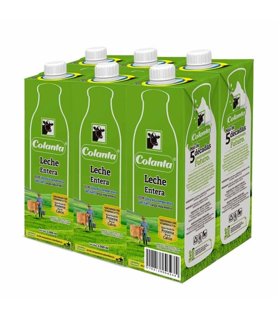 COLANTA LECHE LARGA VIDA LECHE LV ENTERA - MERCADO MADRID